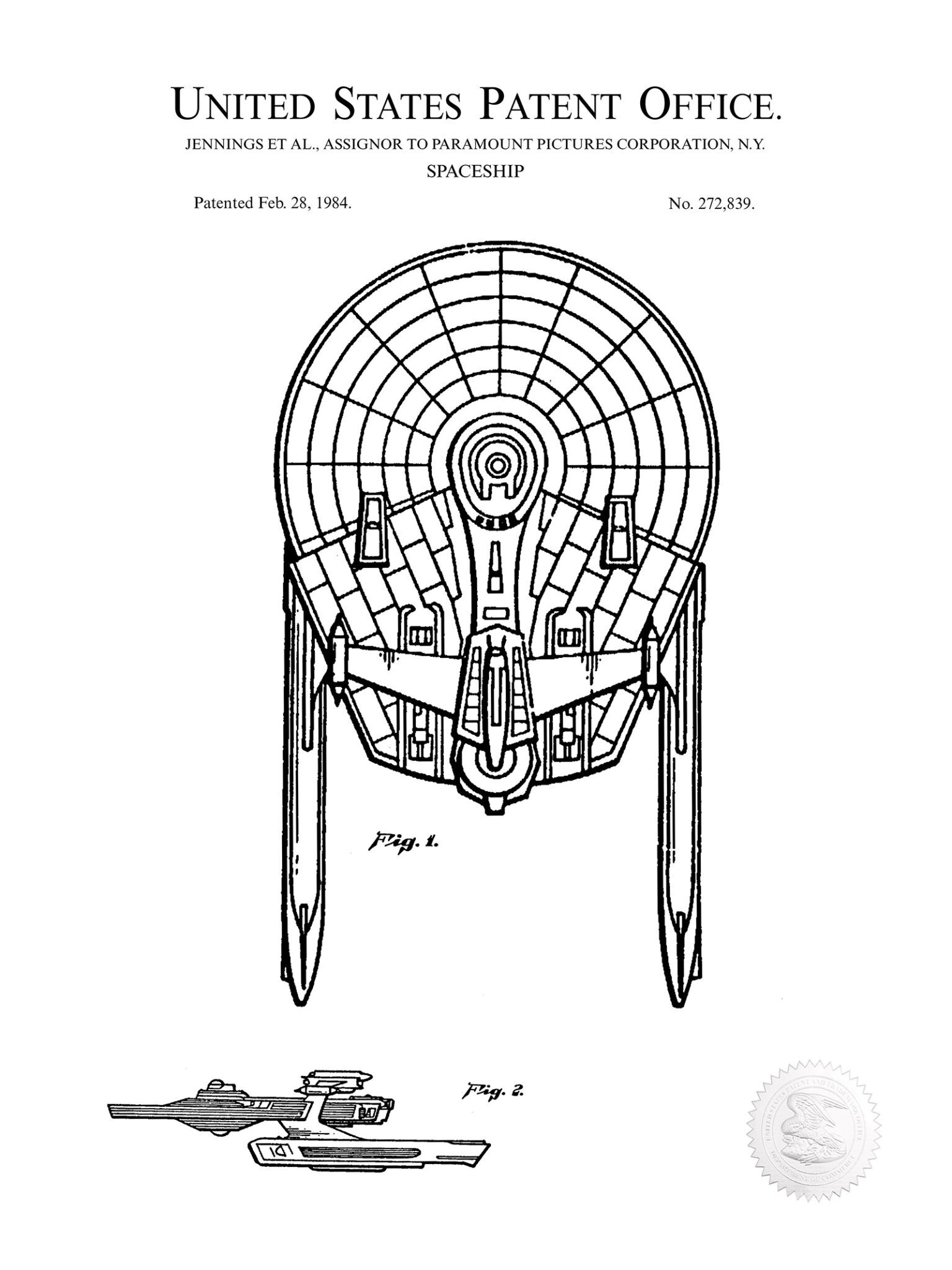 Reliant Class Starship | Paramount Patent