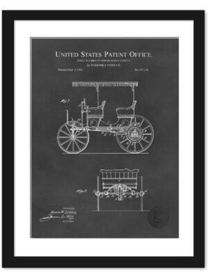 Antique Automobile Design | 1900 Patent