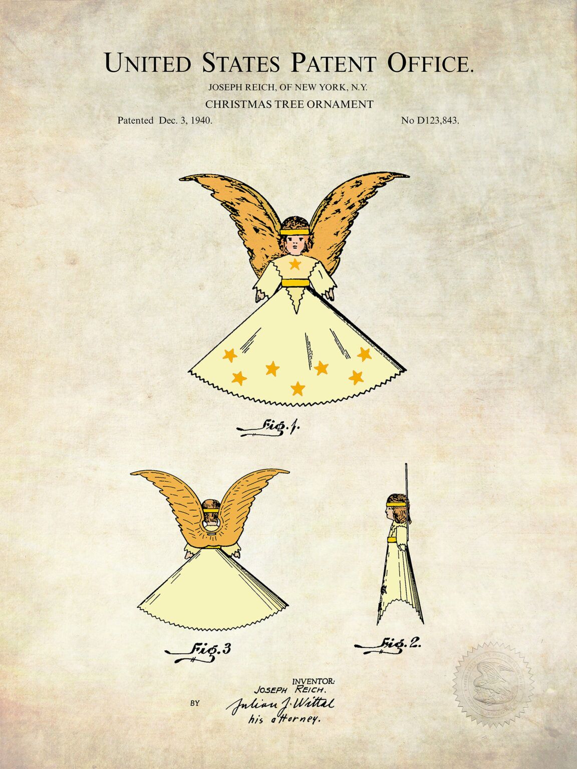 Antique Christmas Tree Patent Collection