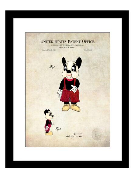 Andy Panda | 1944 Toy Patent | Classic Print