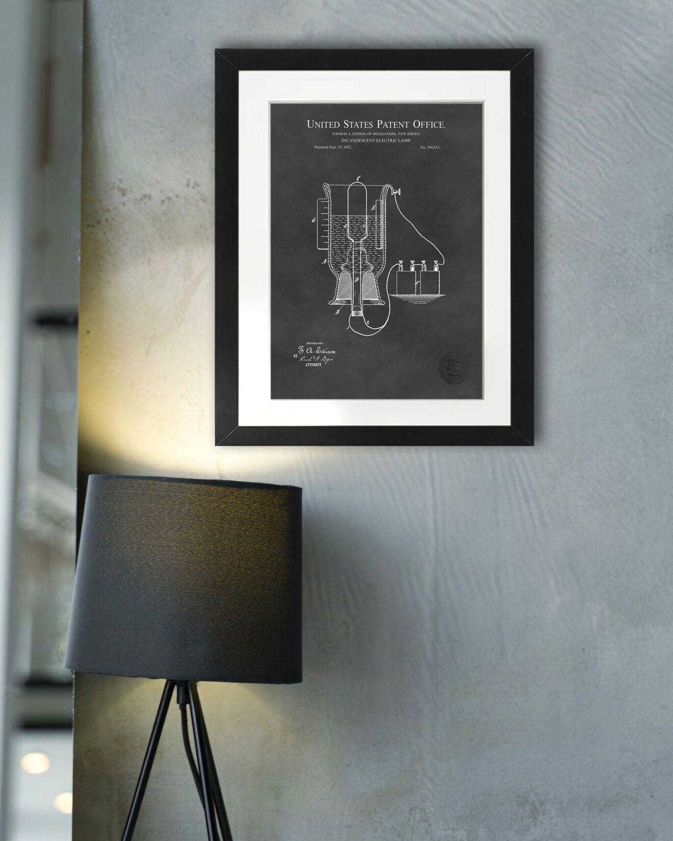 Thomas Edison Patent Prints